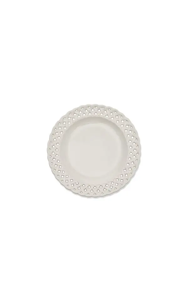 MODA DOMUS Openwork Creamware Dessert Plate