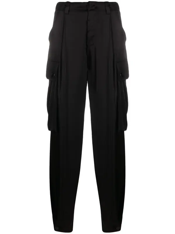 ERMANNO FIRENZE Satin Cargo Trousers