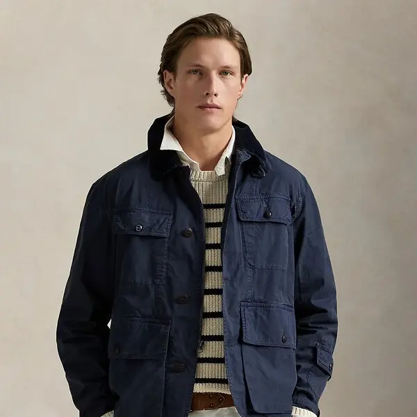 Ralph Lauren Twill Wading Jacket - Newport Navy