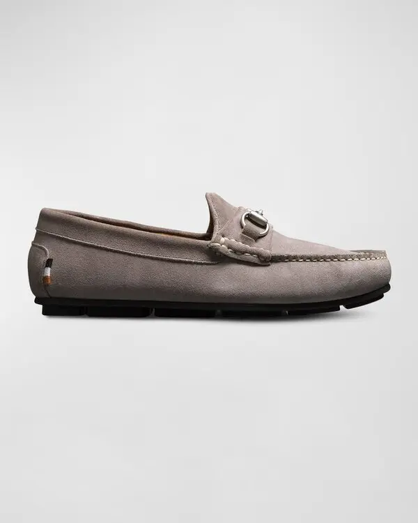 Allen Edmonds Sebastian Leather Drivers - Pewter
