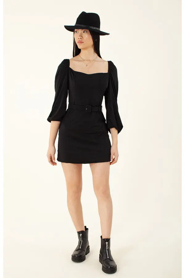 Hale Bob Adonis Solid Jersey Mini Dress