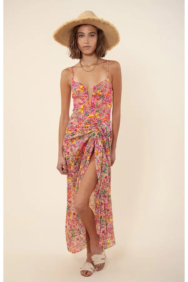 Hale Bob Angelia Voile Pareo - Pink