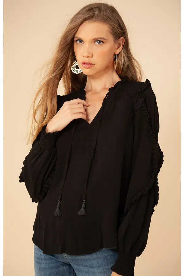 Hale Bob Savanna Top - Black