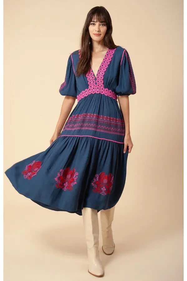Hale Bob Ignia Midi Dress