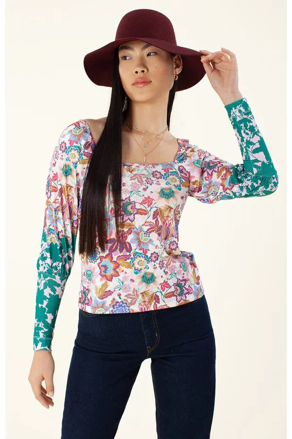 Hale Bob Parisia Jersey Top - Neutral