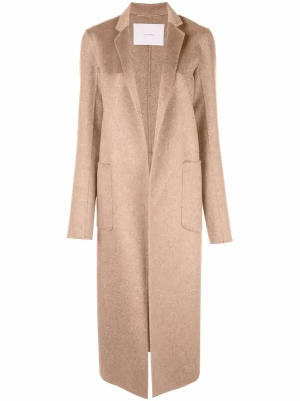 Adam Lippes Vanessa Open-front Cashmere Coat - Brown