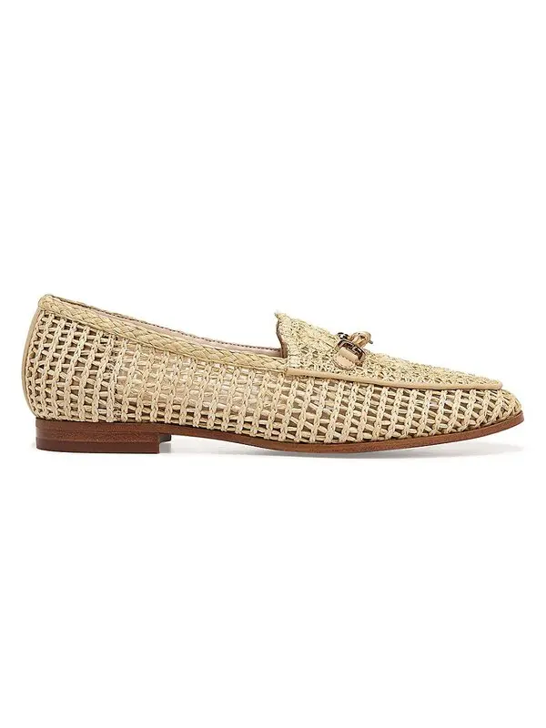 gucci raffia loafers