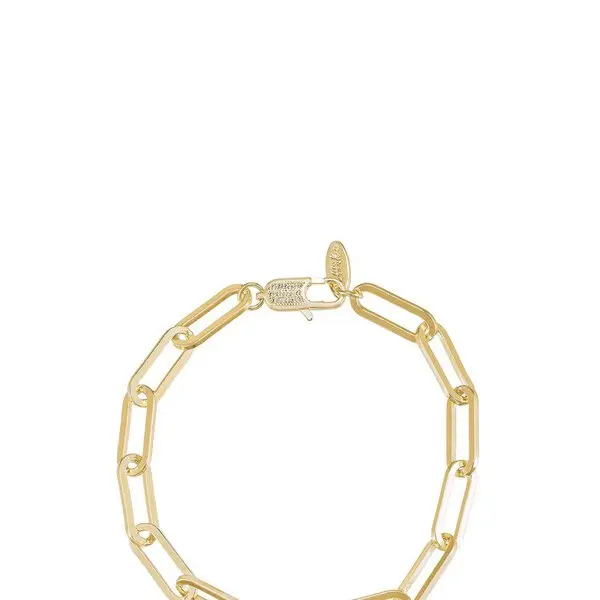 Ettika Interlinked 18k Plated Chain Bracelet - Gold | Editorialist