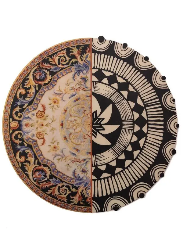 SELETTI Geometric-print Patchwork Placemat