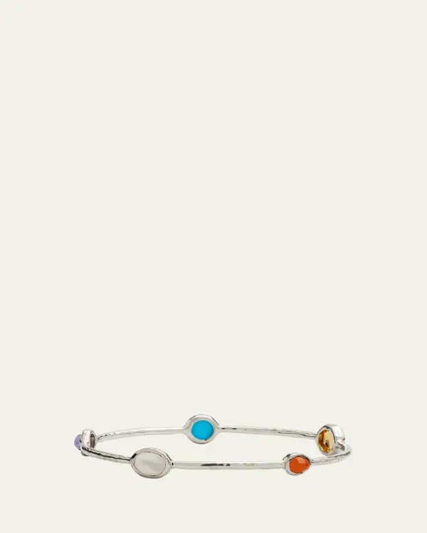Ippolita 925 Rock Candy Wonderland Sterling Bangle Bracelet - Multi
