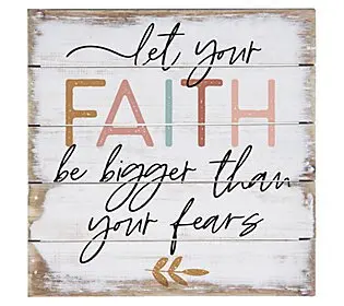 SINCERE SURROUNDINGS 8' Let Your Faith Pallet P Etite