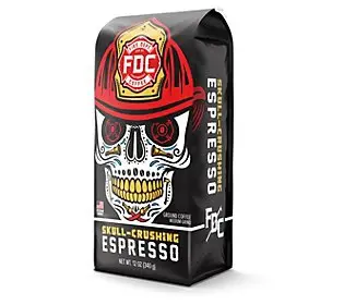 FIRE DEPT. COFFEE 12-oz Skull Crushing Ground E Spresso