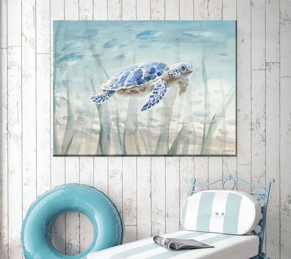 WEST OF THE WIND Under The Sea Outdoor Canvas A Rt 40x30