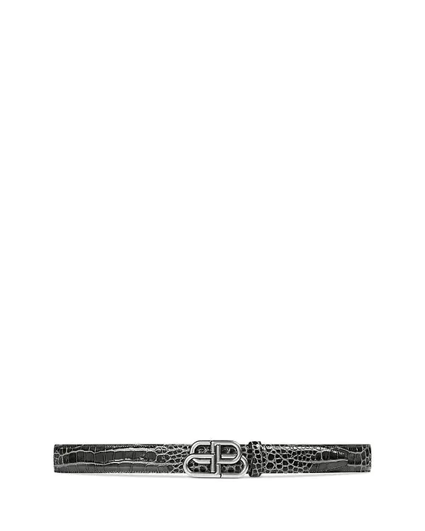 Balenciaga Bb Large Leather Belt