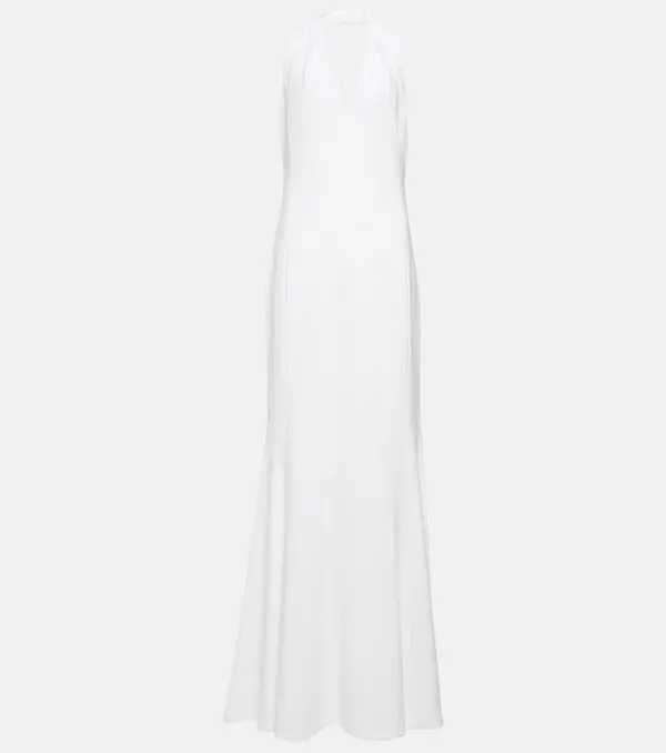 Max Mara Uranio Halterneck Gown