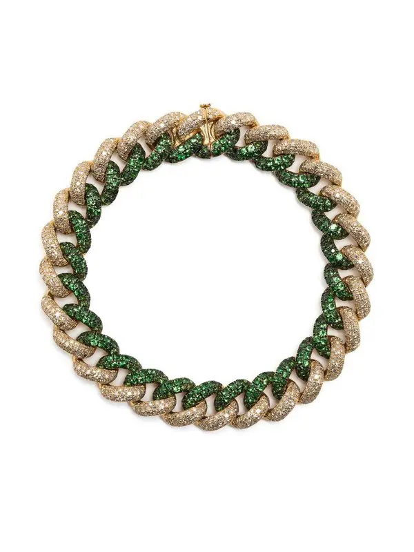 Shay 18kt Yellow Diamond Chain-link Bracelet - Gold