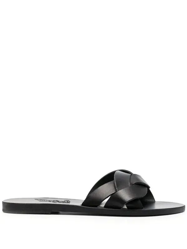 ANCIENT GREEK SANDALS Arachne Slip-on Sandals - Black