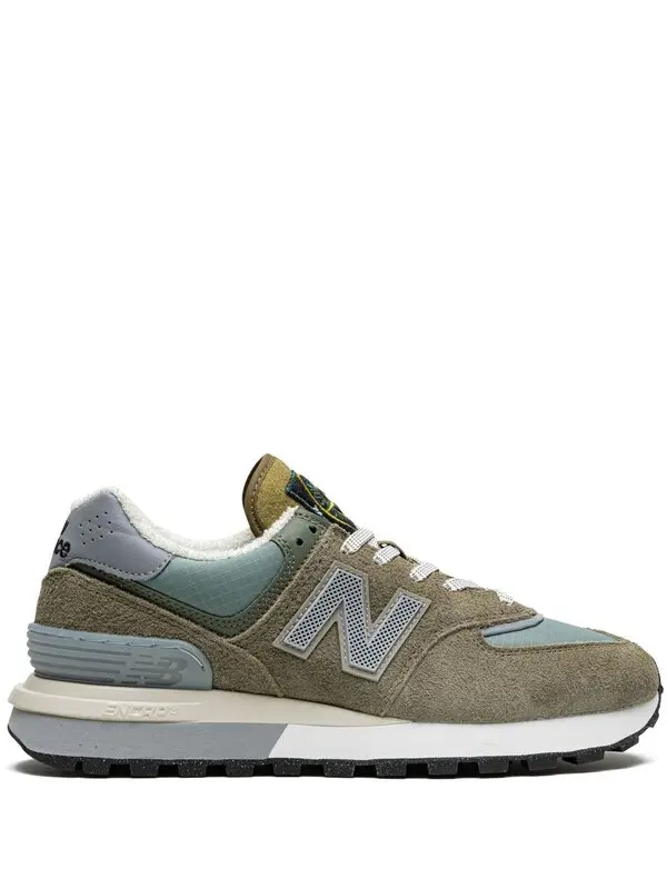 NEW BALANCE X Stone Island 574 Sneakers - Green