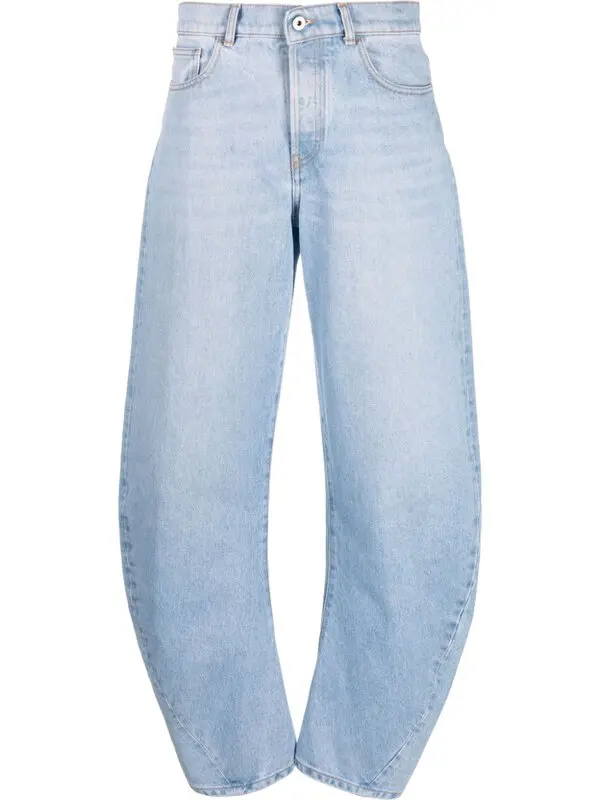 Off-White Bleach Twist Banana Jeans