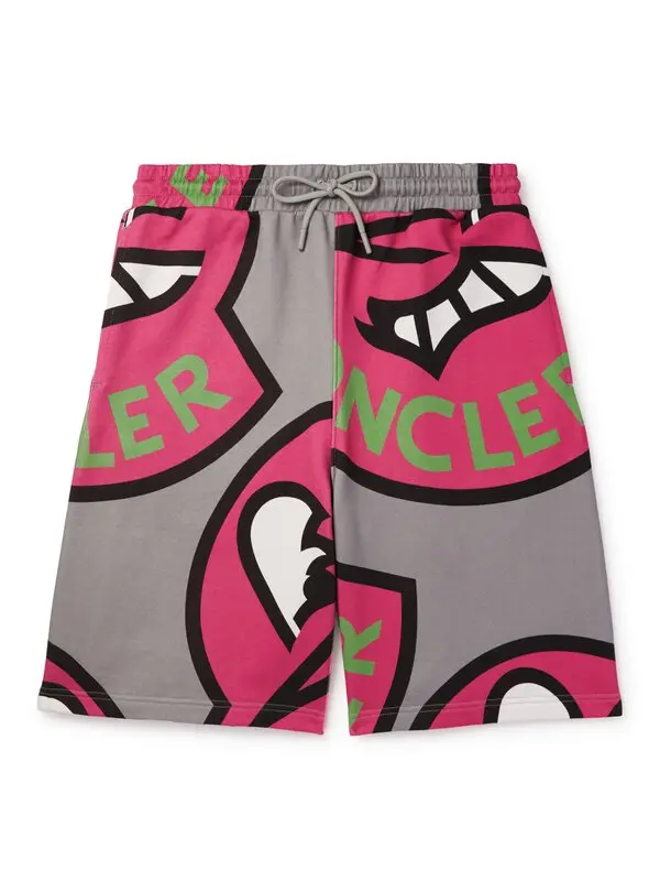 Moncler Straight-leg Cotton-jersey Shorts