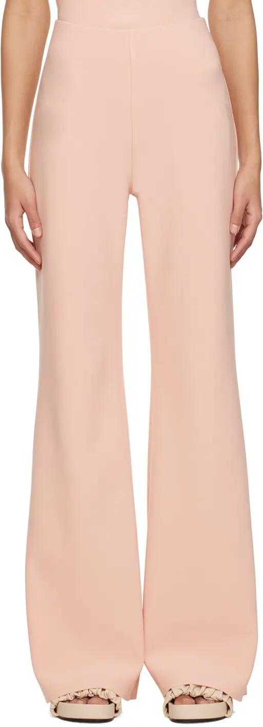 Birrot Exclusive Bootcut Trousers Baby Pink 65% Off Editorialist