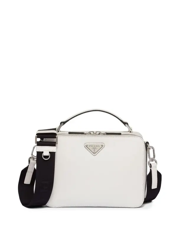 Prada Brique Shoulder Bag - White