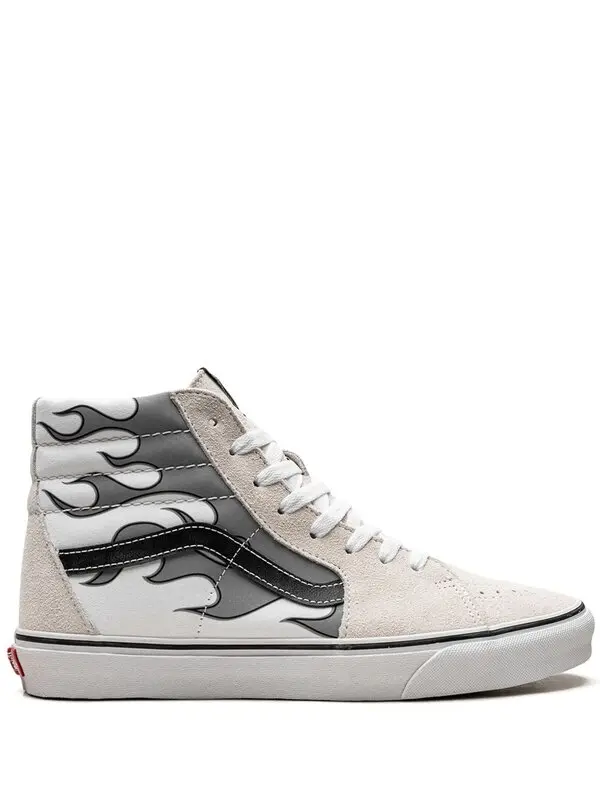 VANS Sk8-hi Reflective Flame Sneakers - White