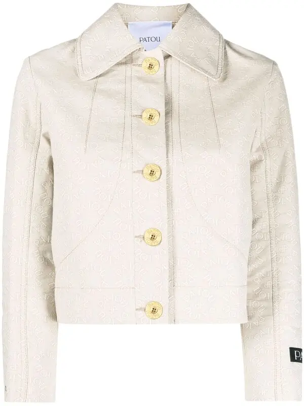 Patou Tailored Short Jacket - Neutrals