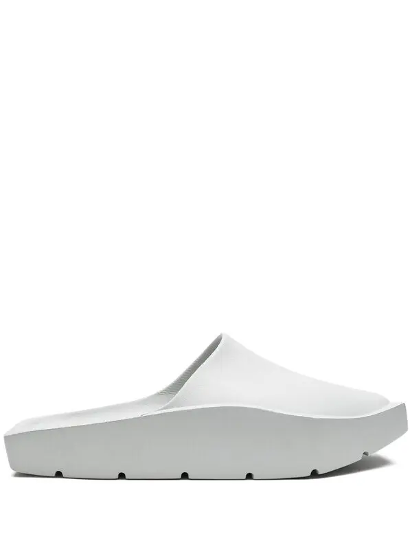 JORDAN Air Hex Sp Light Silver Mules - White