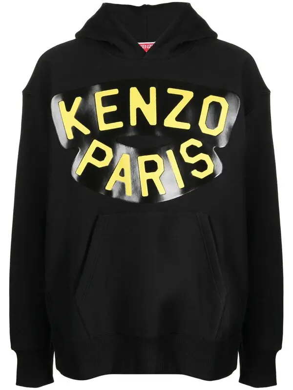 Kenzo Sailor Cotton Hoodie - Black