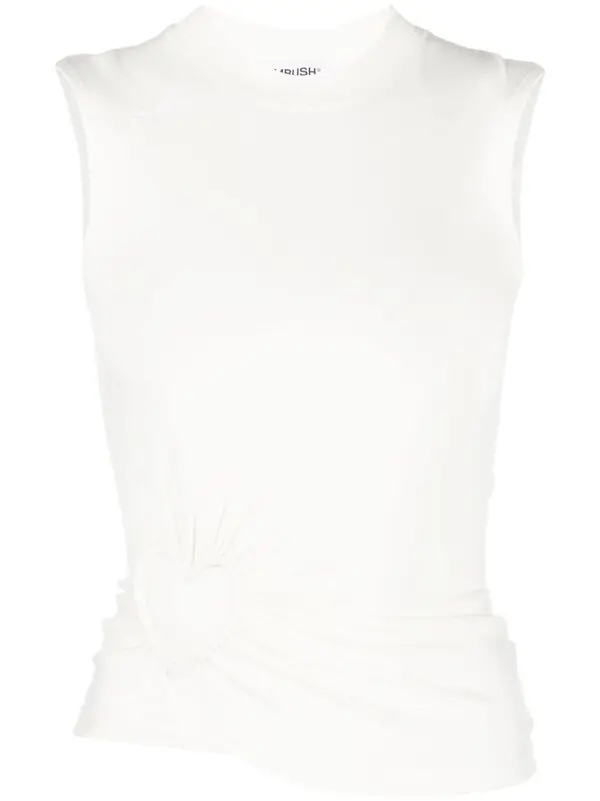 AMBUSH Cut-out Sleeveless Top - White