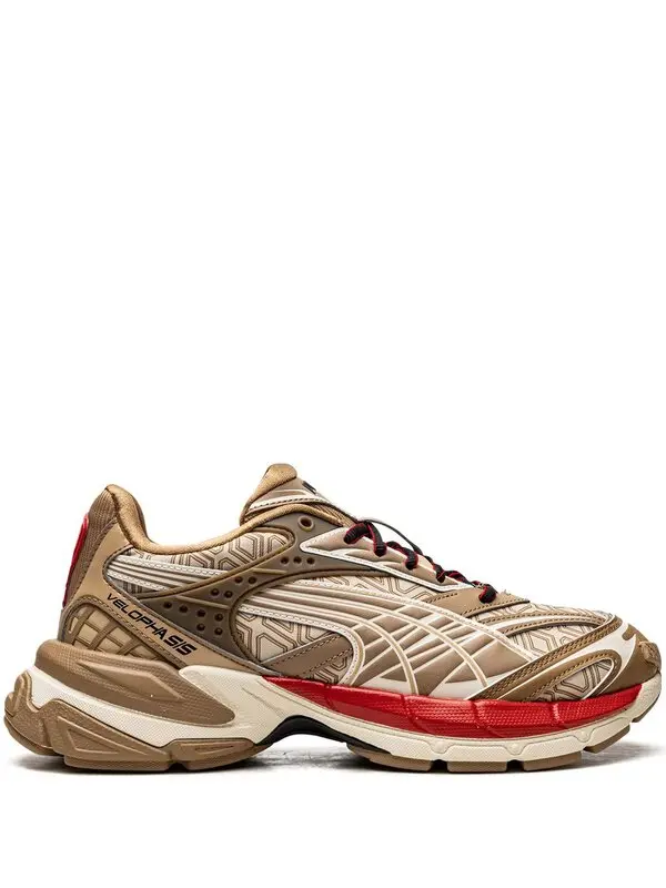 PUMA Velophasis Luxe Sport Sneakers - Brown
