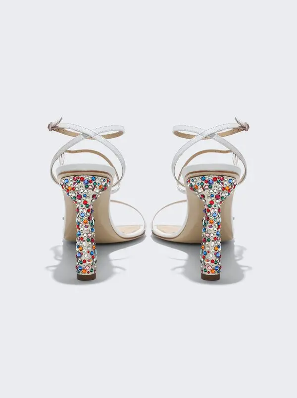 PAUL ANDREW Slinky Sparkle High Heel Sandals