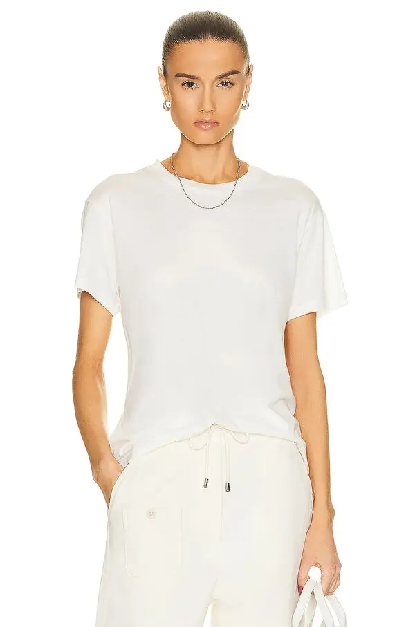 Eterne Short Sleeve Boyfriend Tee - Ivory