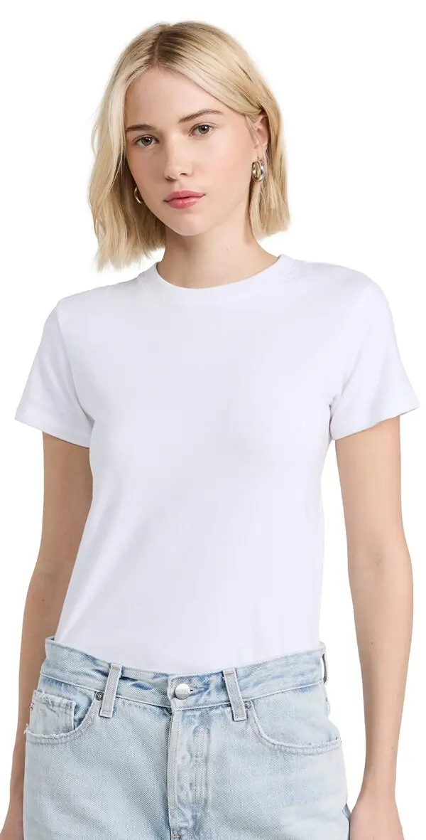 Ambitionist Boxy Tee Thong Bodysuit - White