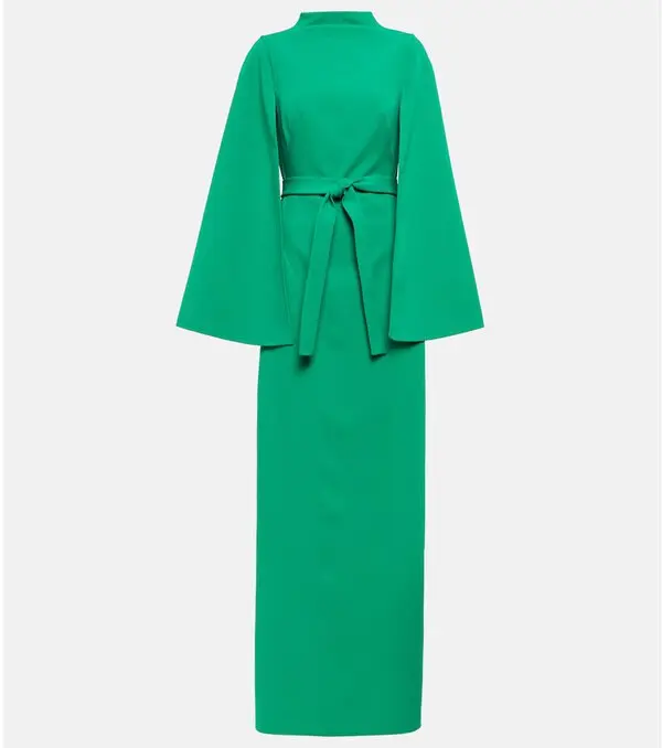 Safiyaa Crêpe Maxi Dress