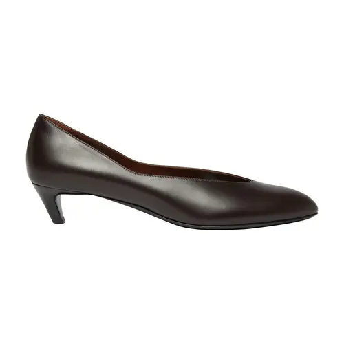 THE ROW Almond Pumps - Espresso | Editorialist