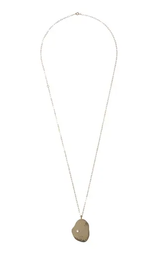 CVC STONES Flax One-of-a-kind 18k Yellow Gold Diamond Necklace - White ...