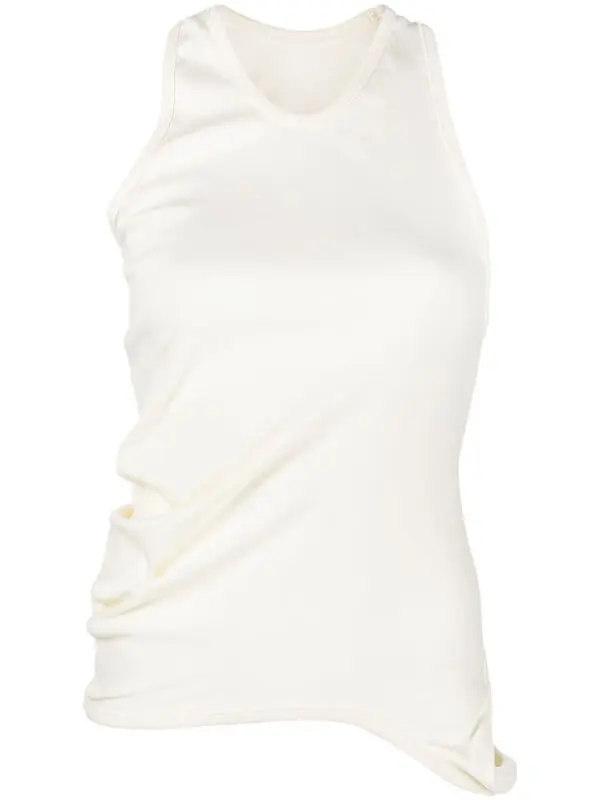LOW CLASSIC Hole Point Tank Top - Yellow
