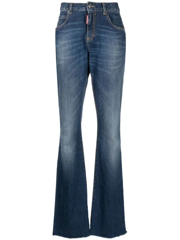 Dsquared2 Logo-patch Flared Jeans