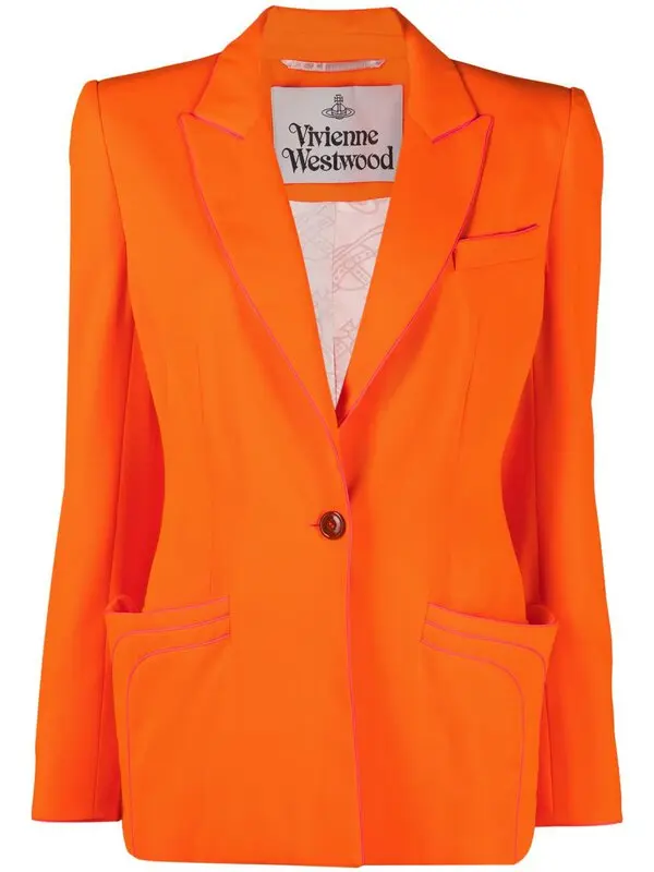 VIVIENNE WESTWOOD Multiple-pocket Single-breasted Blazer