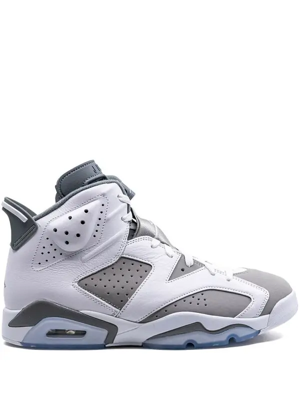 JORDAN Air 6 Cool Grey Sneakers - White
