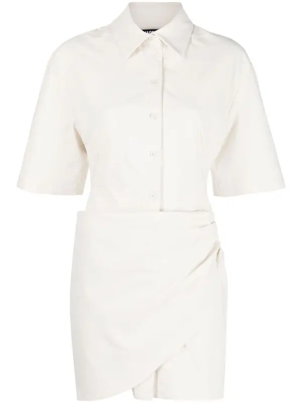 Jacquemus La Robe Camisa Shirt Dress - Neutrals