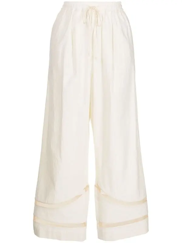 MULLER OF YOSHIOKUBO Cut-out Cotton Track Pants