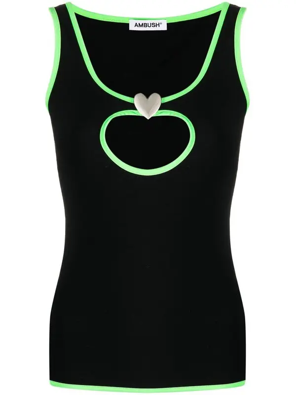 AMBUSH Heart Hole Tank Top