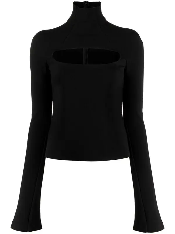 A.W.A.K.E. Mode Cut-out Roll-neck Jumper