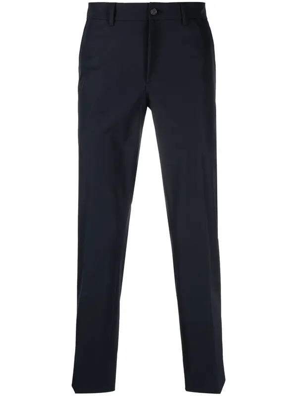 Prada Cropped Tailored Trousers - Blue