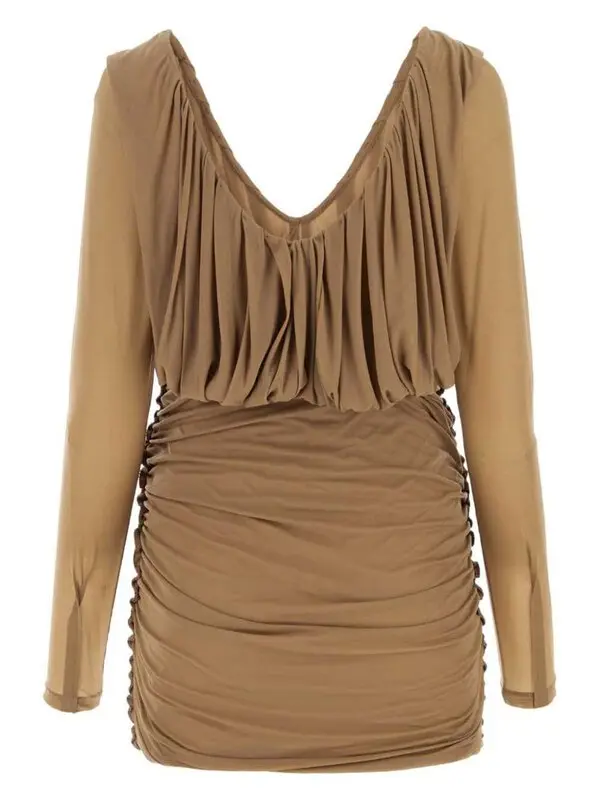 Saint Laurent V-neck Minidress