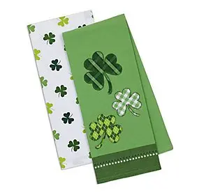 DESIGN IMPORTS Set Of Assorted Lucky Day Ki Tchen Towels