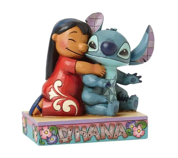 ENESCO Disney Traditions Lilo Hugging Stitch